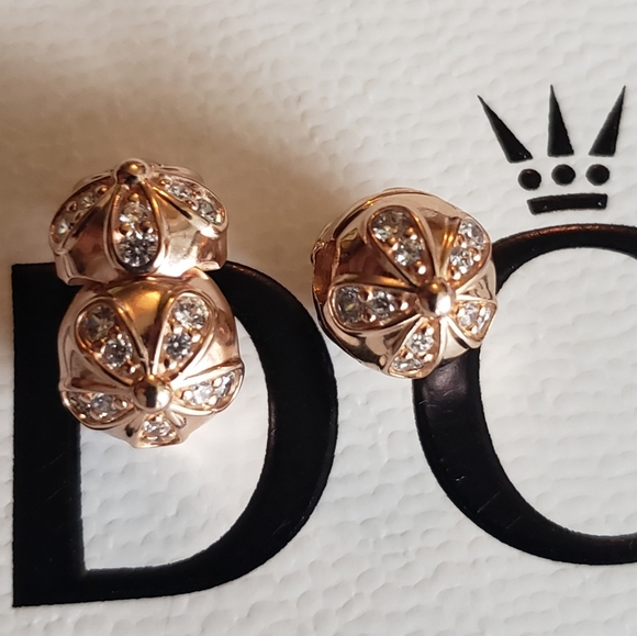 Pandora | Jewelry | Authentic Pandora Rose Clips | Poshmark